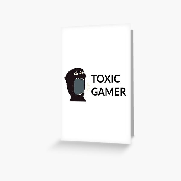 "Angry toxic Gamer - gamer sticker" Greeting Card for Sale by Mariokao ...