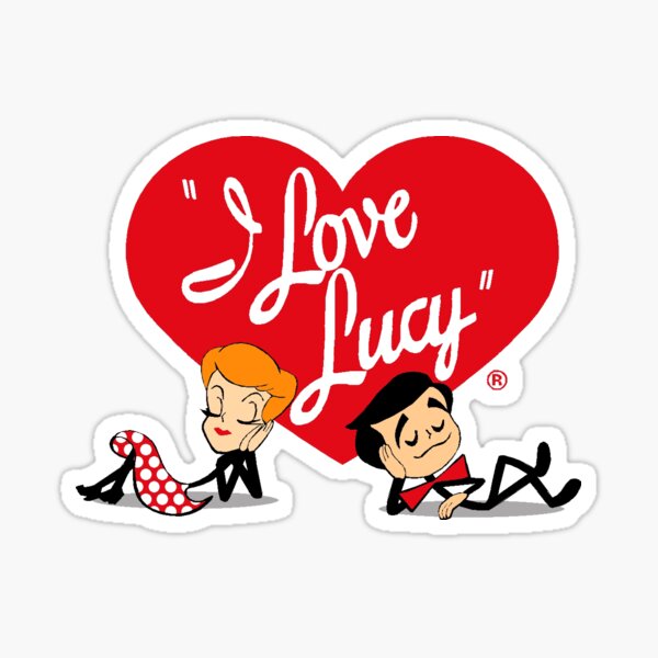 I Love Lucy Stickers | Redbubble