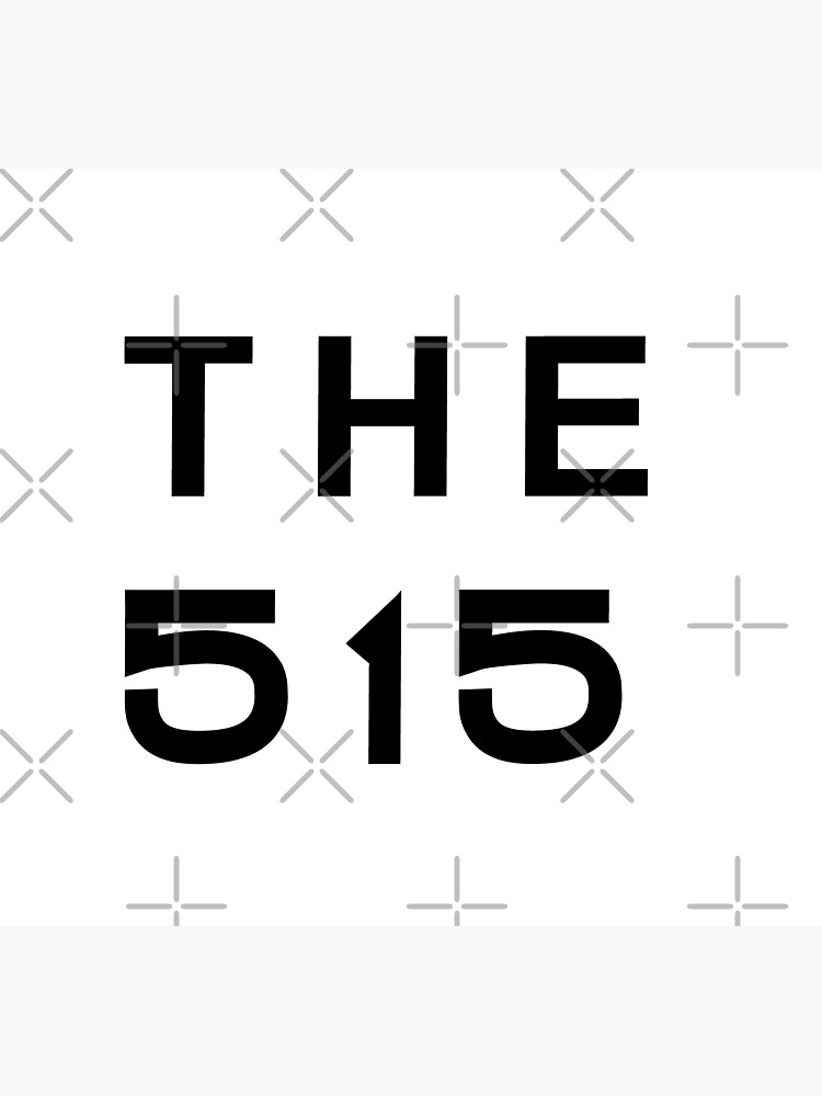 "515 Iowa Area Code Typography" Sticker for Sale by Aliasotaku | Redbubble