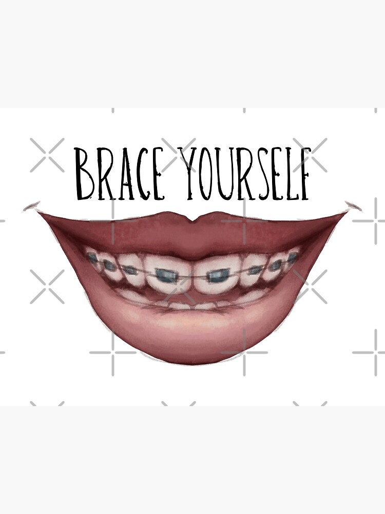 "Slightly Unnerving Teeth Face" Poster by Quaagporo | Redbubble