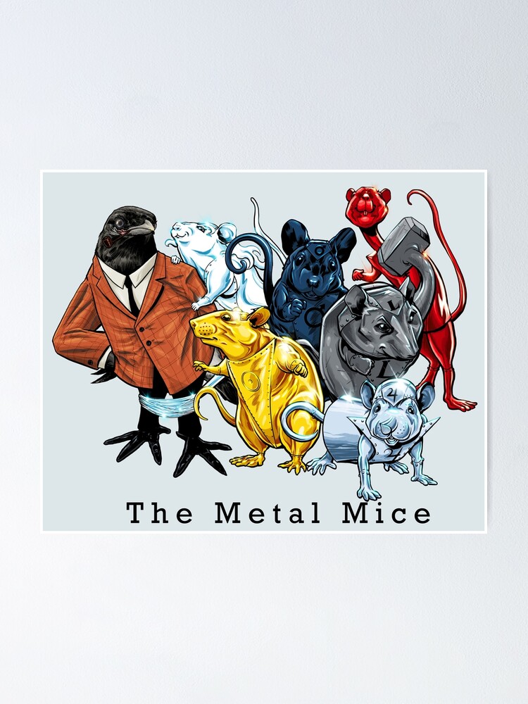 "The Metal Mice" Poster by 13thFloorDesign | Redbubble