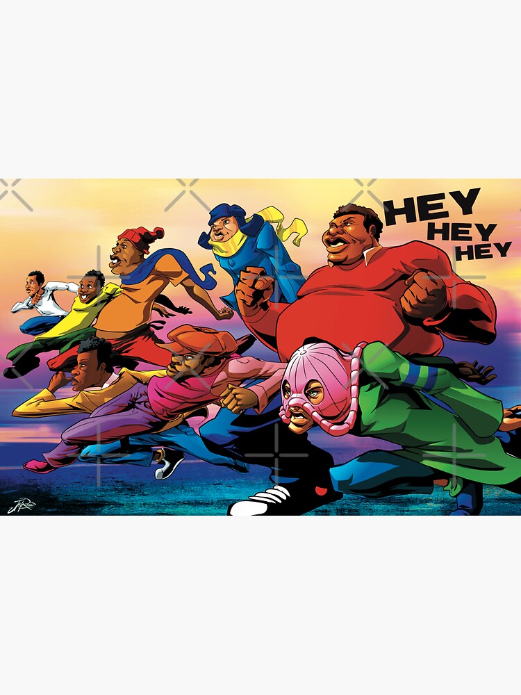 "Fat Albert and the Gang Ready for battle" Sticker for Sale by ...