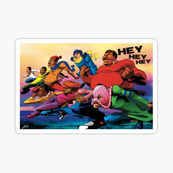 "Fat Albert and the Gang Ready for battle" Sticker for Sale by ...