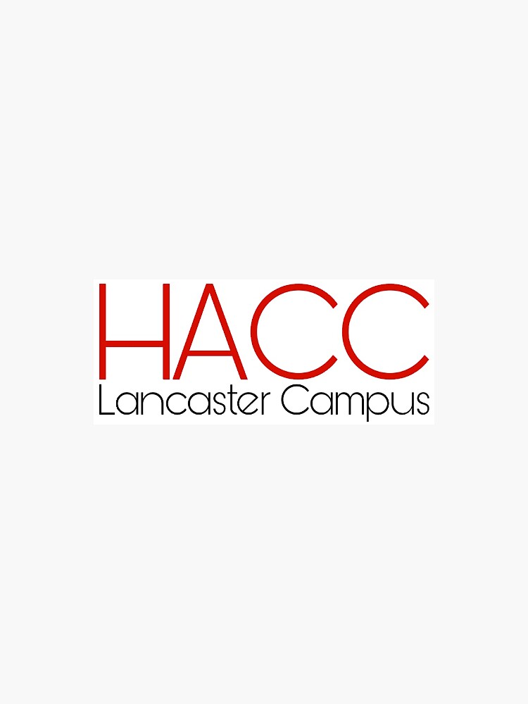 "HACC- Lancaster Campus" Sticker for Sale by nadiamartin | Redbubble