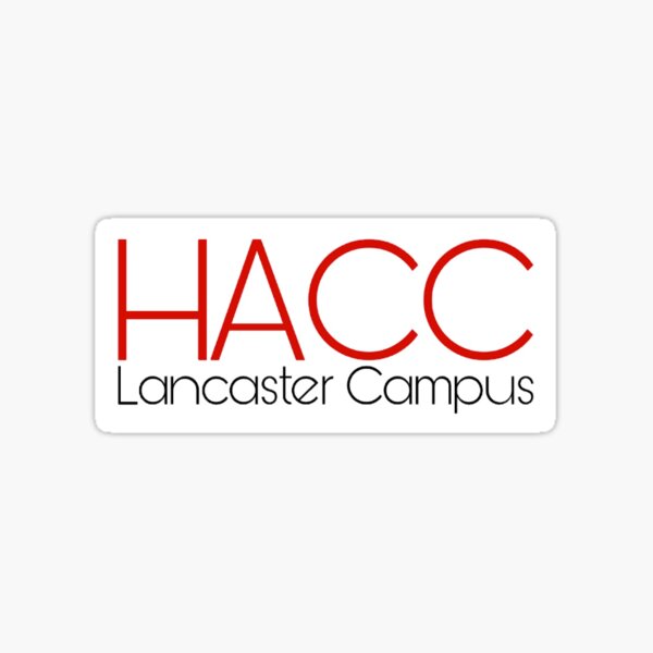 "HACC- Lancaster Campus" Sticker for Sale by nadiamartin | Redbubble