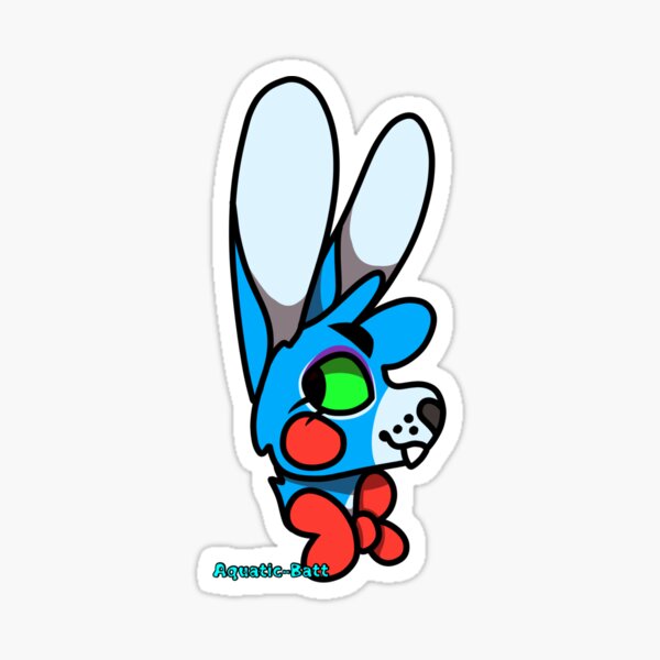 "Toy Bonnie" Sticker for Sale by Aquatic-Batt | Redbubble