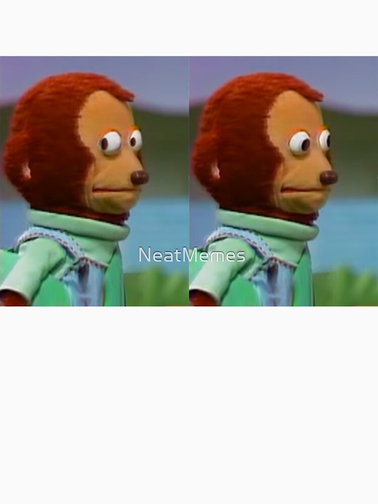 "Monkey Stare Meme" T-shirt for Sale by NeatMemes | Redbubble | monkey ...