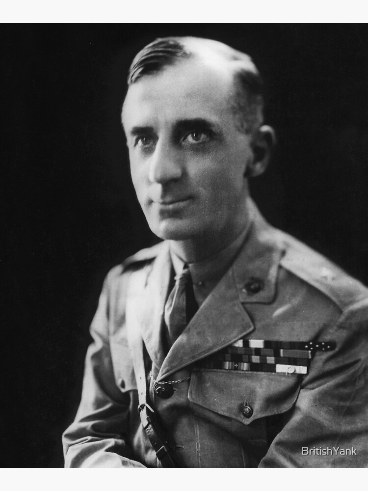 "Smedley Butler - The Most Decorated Marine in U.S. history" Mounted ...