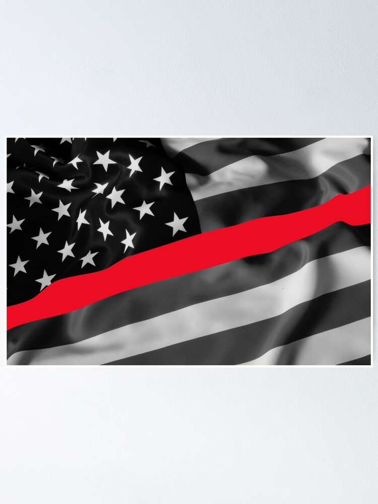 "US Flag Red Stripe" Poster by umeimages | Redbubble