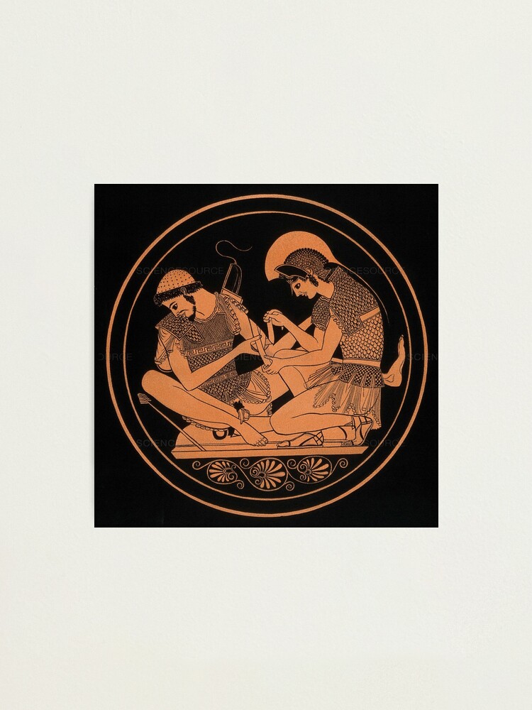 "Patroklos und Achilles" Fotodruck von JustAnotherBee | Redbubble