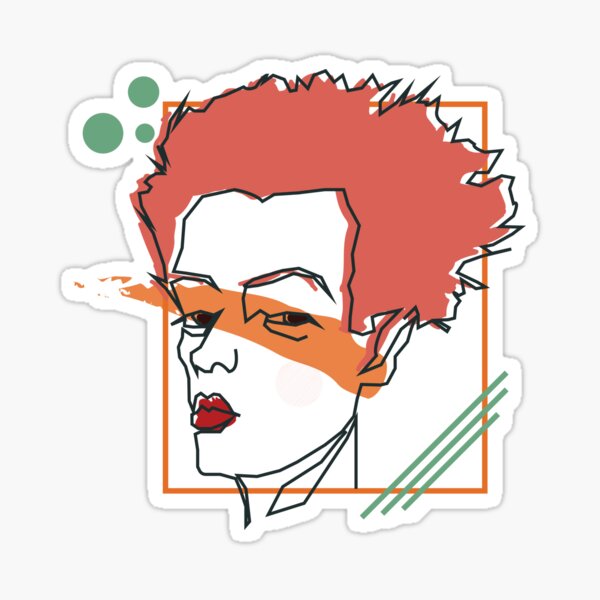 "The Art of Egon Schiele" Sticker by Njod-Art | Redbubble