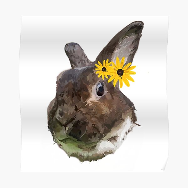 "George the Bunny" Poster by savagesketching | Redbubble