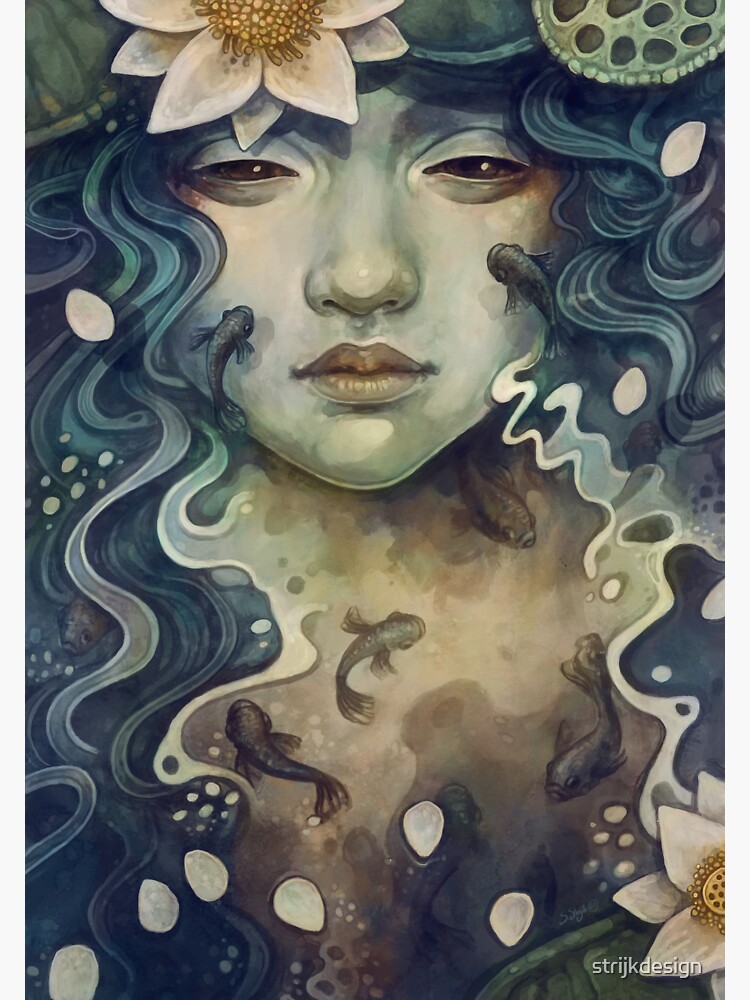 "Naiad" Sticker by strijkdesign | Redbubble