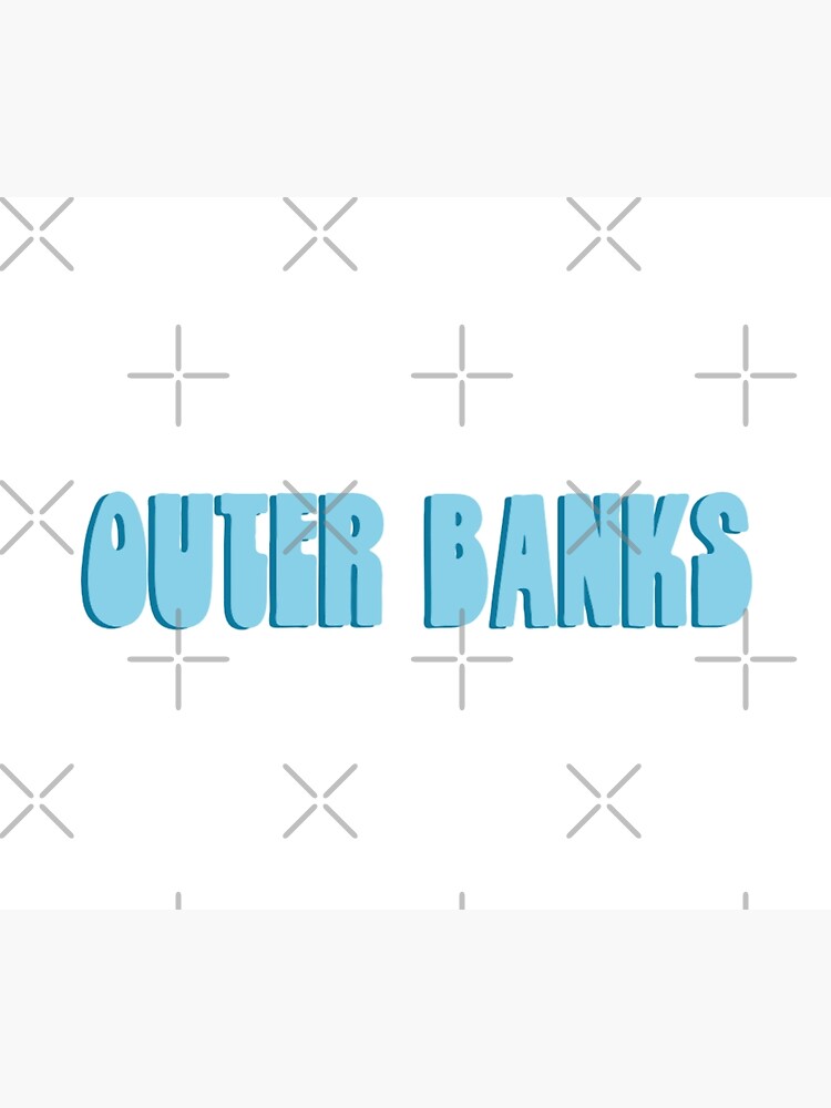 "outer banks title sticker" Art Print for Sale by sarap987 | Redbubble