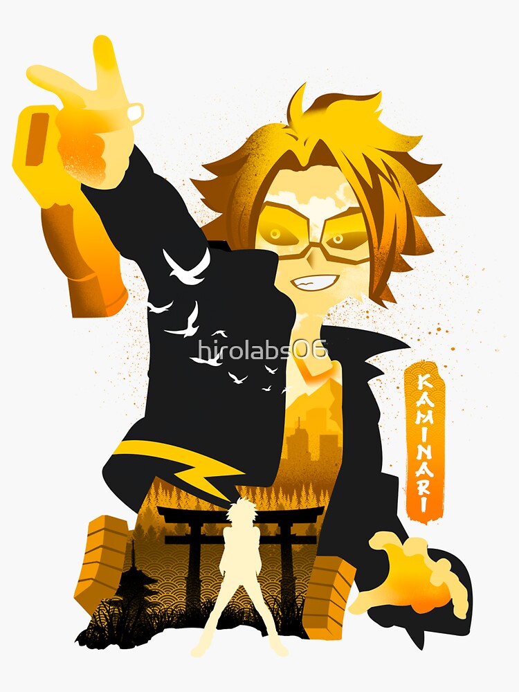 "Denki" Sticker by hirolabs06 | Redbubble