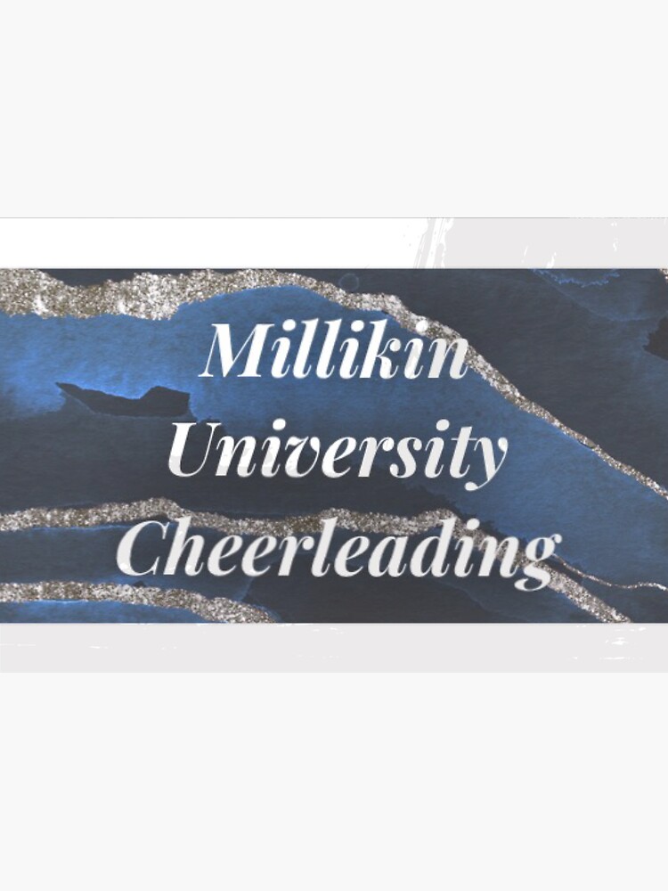 "Millikin cheer " Sticker for Sale by Bkgarren2 | Redbubble