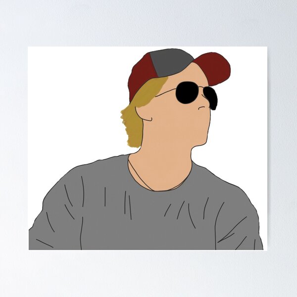 "jj obx sticker" Poster for Sale by valerienicolee | Redbubble