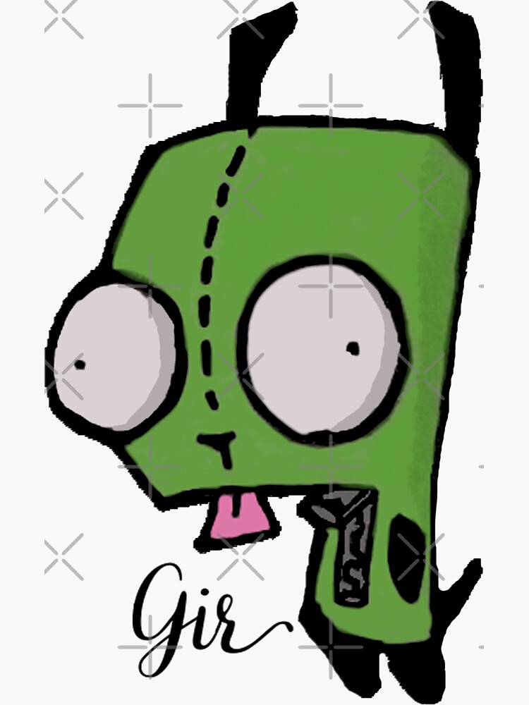 "Gir" Sticker by purexheart | Redbubble