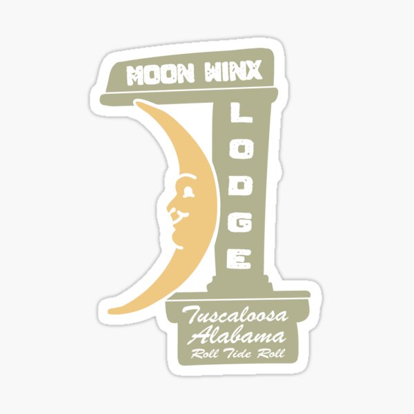 "Moon Winx Lodge Tuscaloosa" Sticker by lillyst19 | Redbubble
