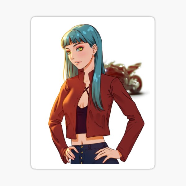 "Moto Girl" Sticker for Sale by Arigs88 | Redbubble