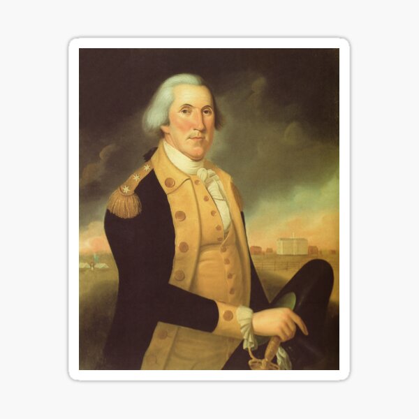"General George Washington" Sticker by warishellstore | Redbubble