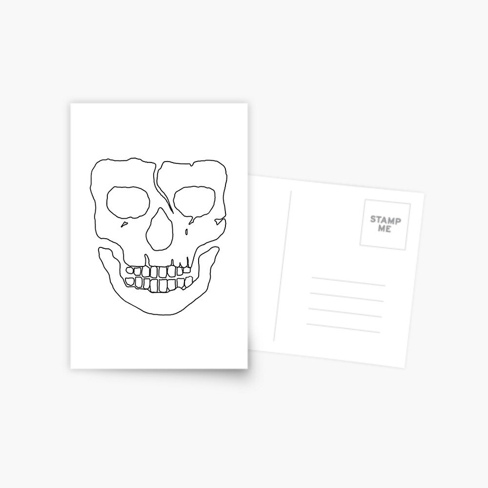 "warzone skull" Postcard by Drayziken | Redbubble