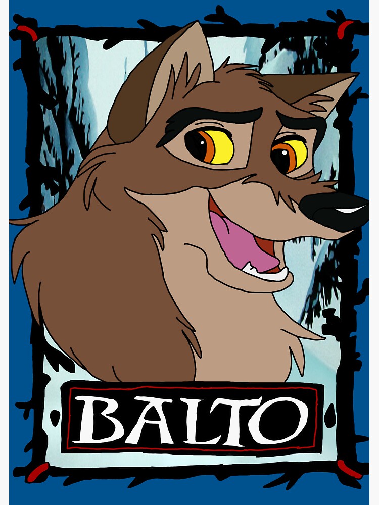 "Balto" Sticker for Sale by OklahomaLioness | Redbubble