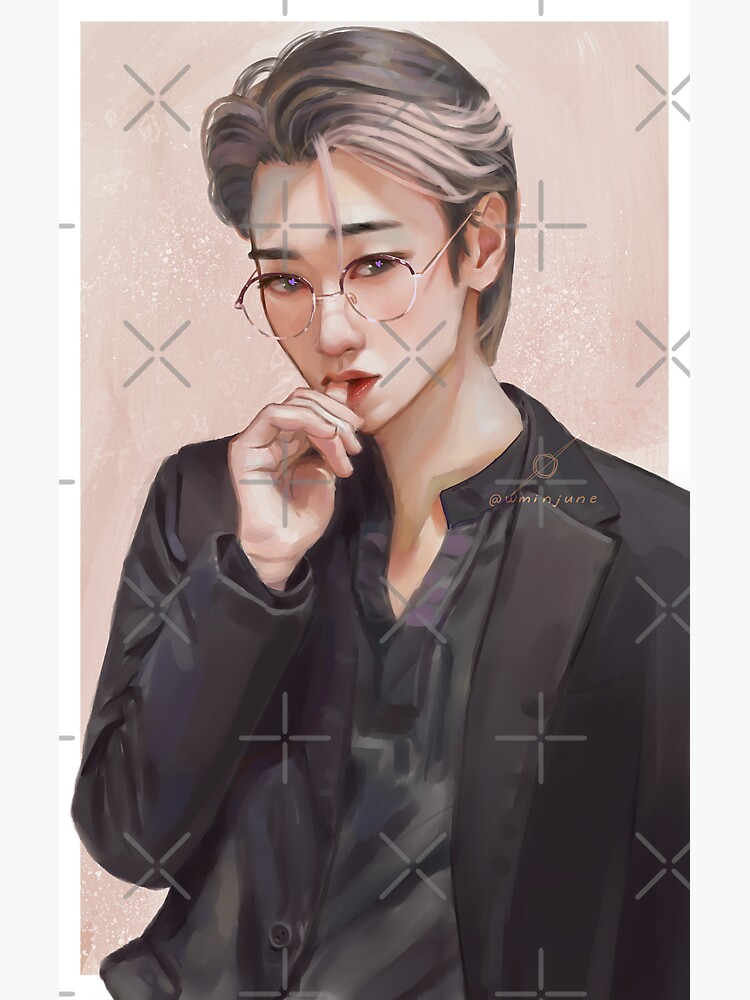 "San ATEEZ" Sticker by wminjune | Redbubble