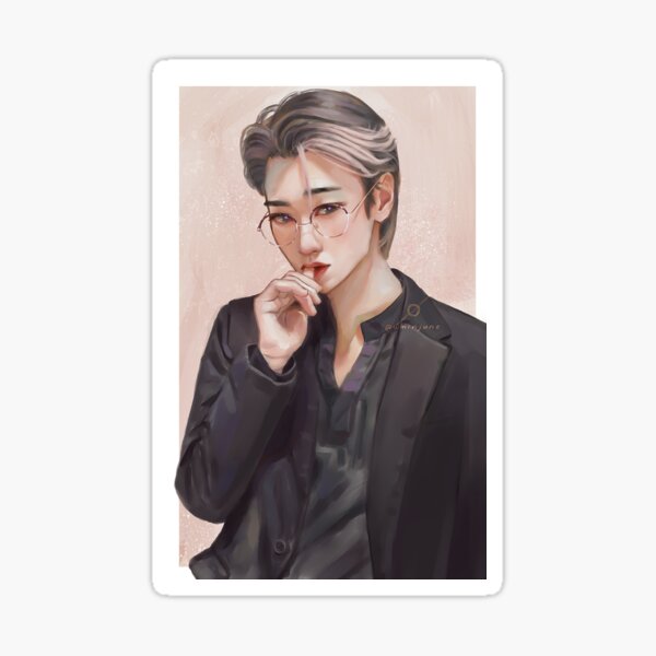 "San ATEEZ" Sticker by wminjune | Redbubble