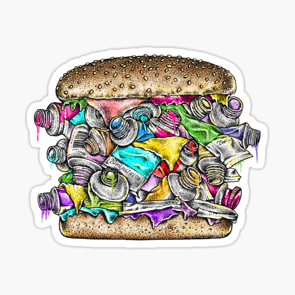 "x colors" Sticker by Alan-maia | Redbubble