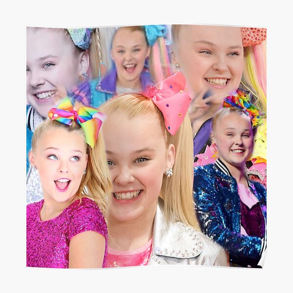 "Jojo Siwa Collage" Poster by sidneyquam | Redbubble