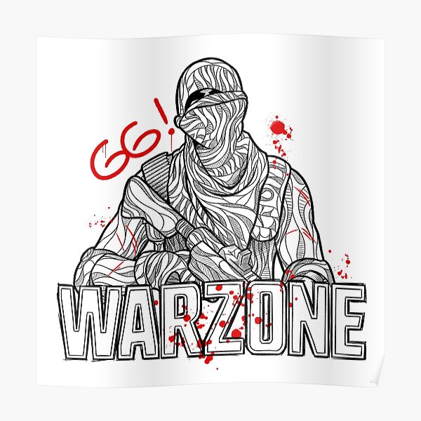 "Warzone" Poster for Sale by psydrian | Redbubble