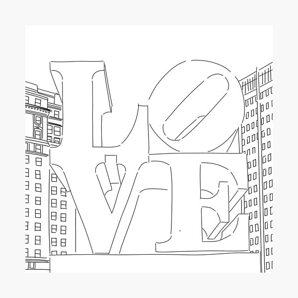 Philadelphia Love Sign Photographic Prints | Redbubble