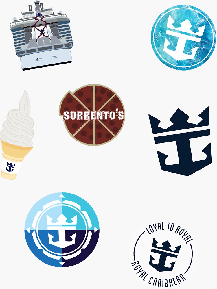 "Royal Caribbean mini sticker pack " Sticker for Sale by sydneykmoutier ...