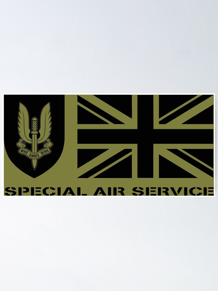 "SAS Special Air Service Commando Logo" Poster by aliberalino | Redbubble