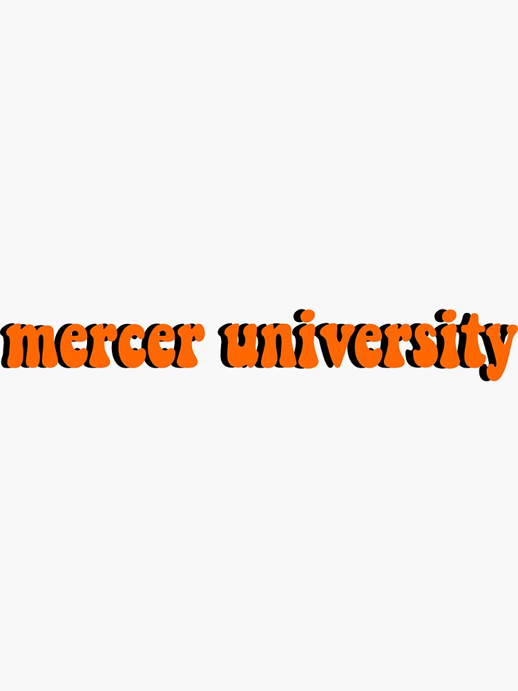 "mercer university" Sticker for Sale by astros45 | Redbubble