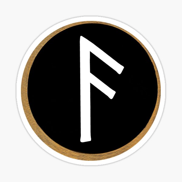 "Ansuz Futhark Rune - Hypnosis" Sticker for Sale by LaMontserrat ...