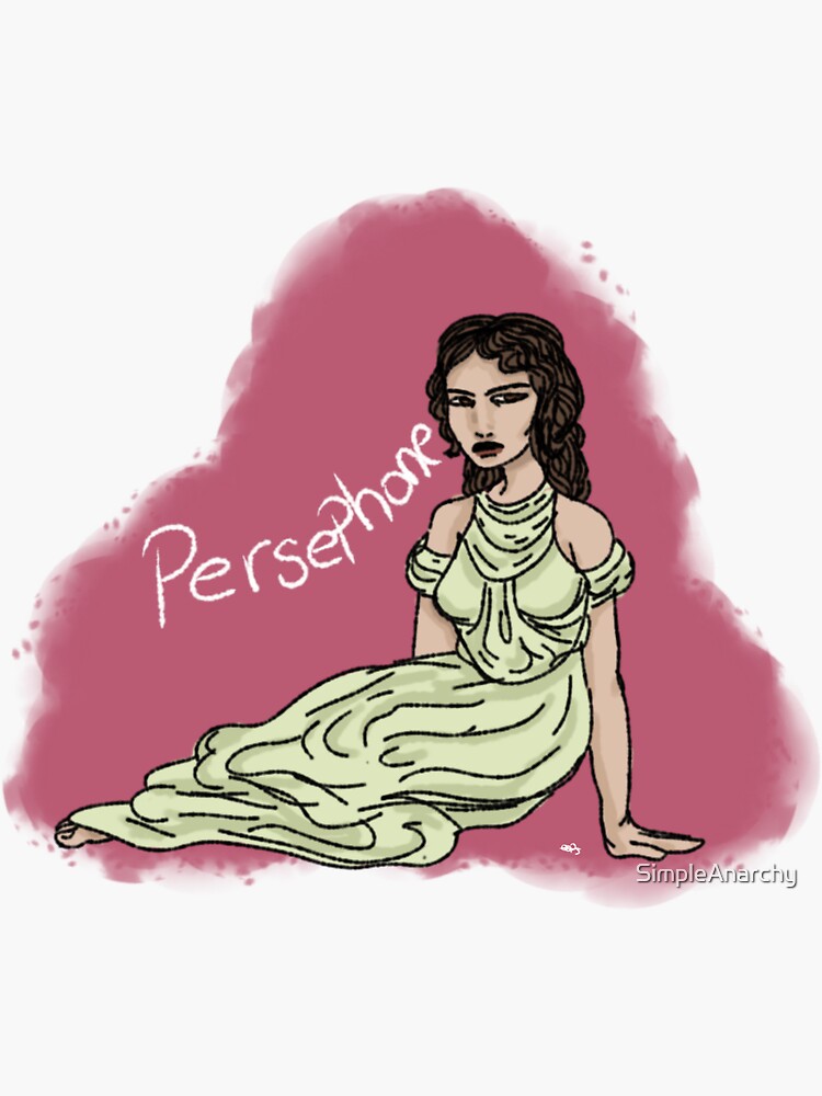"Persephone" Sticker by SimpleAnarchy | Redbubble