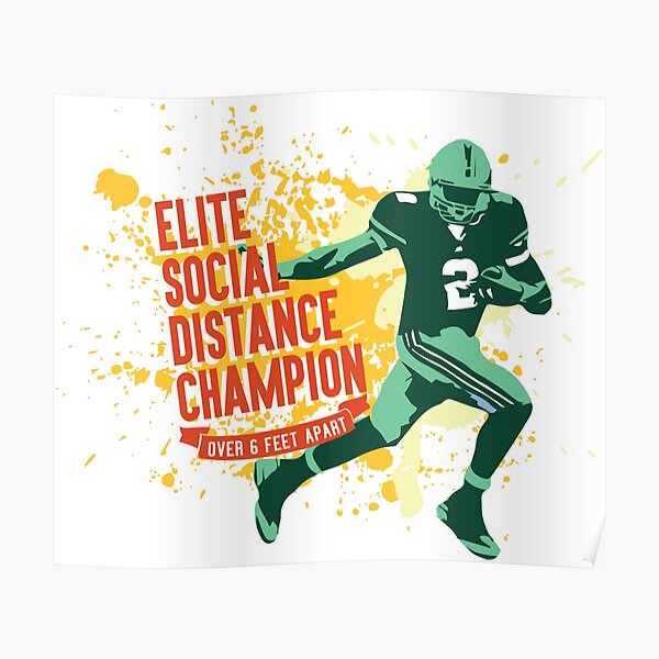 "Elite Social Distance Champion" Poster for Sale by jparkia02 | Redbubble