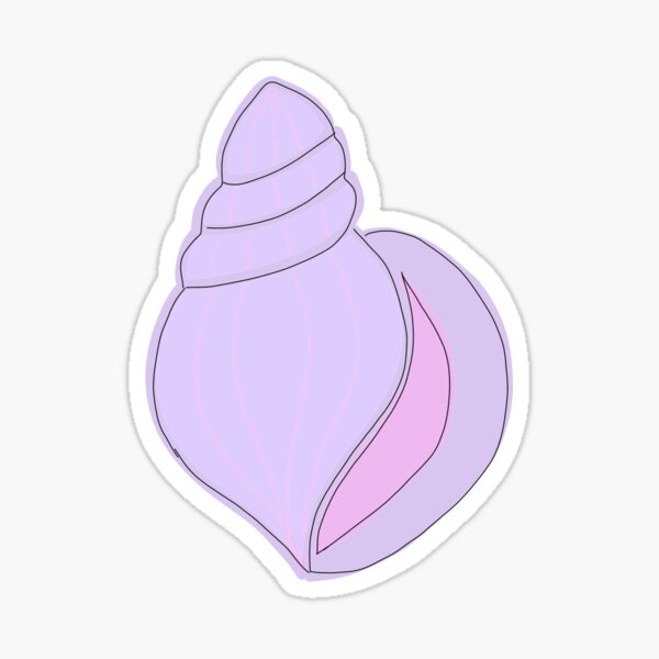 "Conch" Sticker for Sale by Jasminbaide | Redbubble