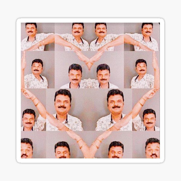 "Man making heart Meme " Sticker for Sale by kiera135 | Redbubble