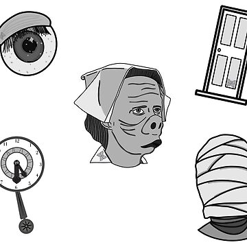 "Twilight Zone Sticker Pack" Sticker for Sale by peeeyyyton | Redbubble