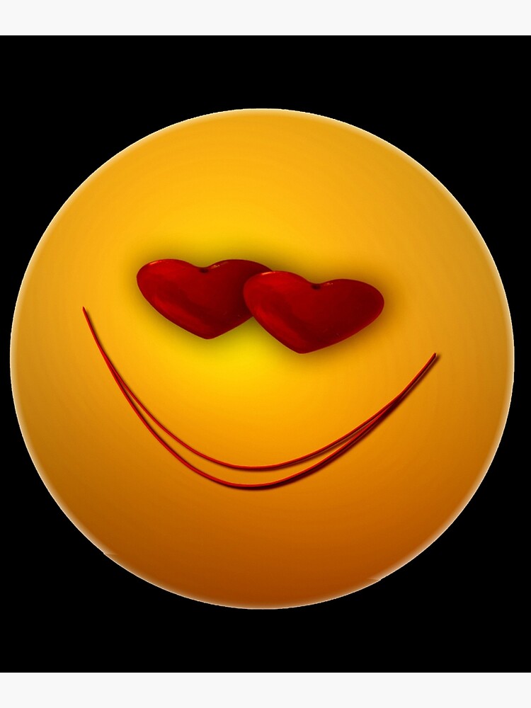 "Hearts and Smiles, laugh face smiley" Photographic Print by wabeen ...