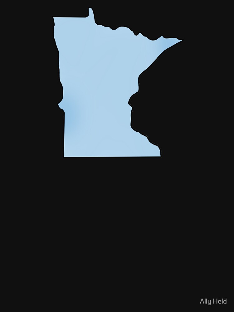 "Blue Minnesota" T-shirt by 775426 | Redbubble | minnesota t-shirts ...