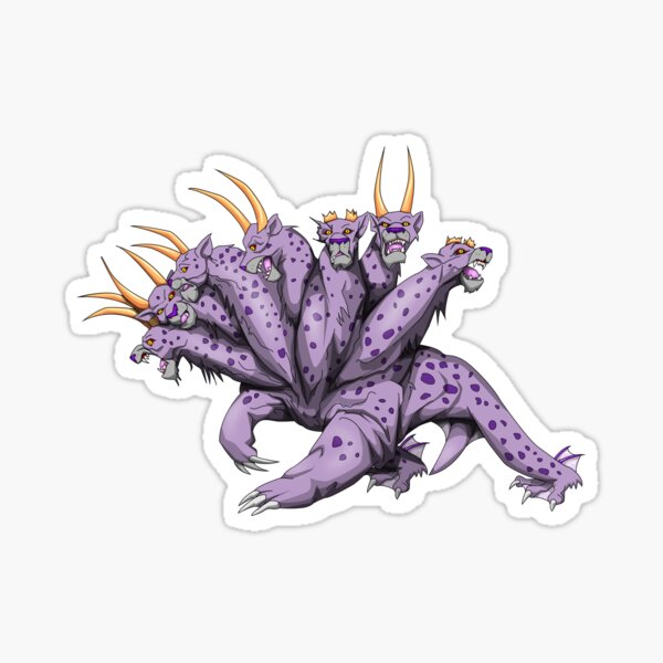 "The Beast" Sticker for Sale by wickedcartoons | Redbubble