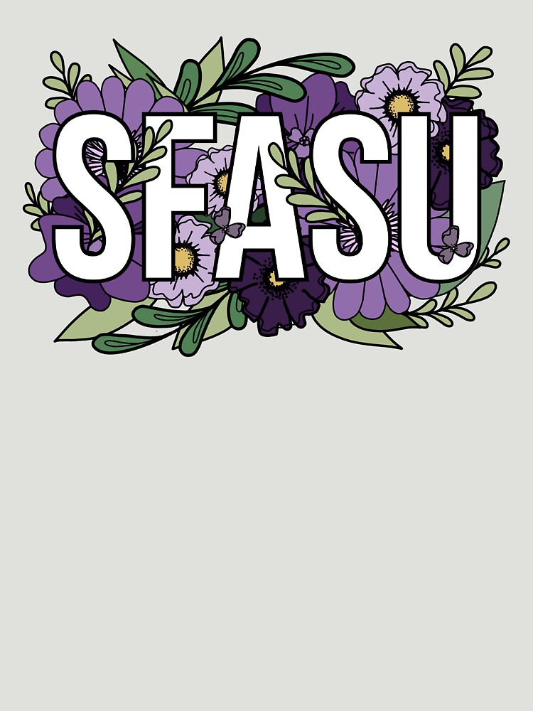 "Floral growing SFASU " T-shirt for Sale by AnnemarieRose | Redbubble ...