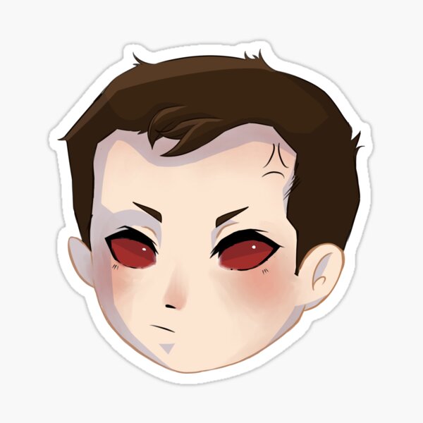 "Baby Crowley (Red eyes)" Sticker for Sale by toxxichampagne | Redbubble