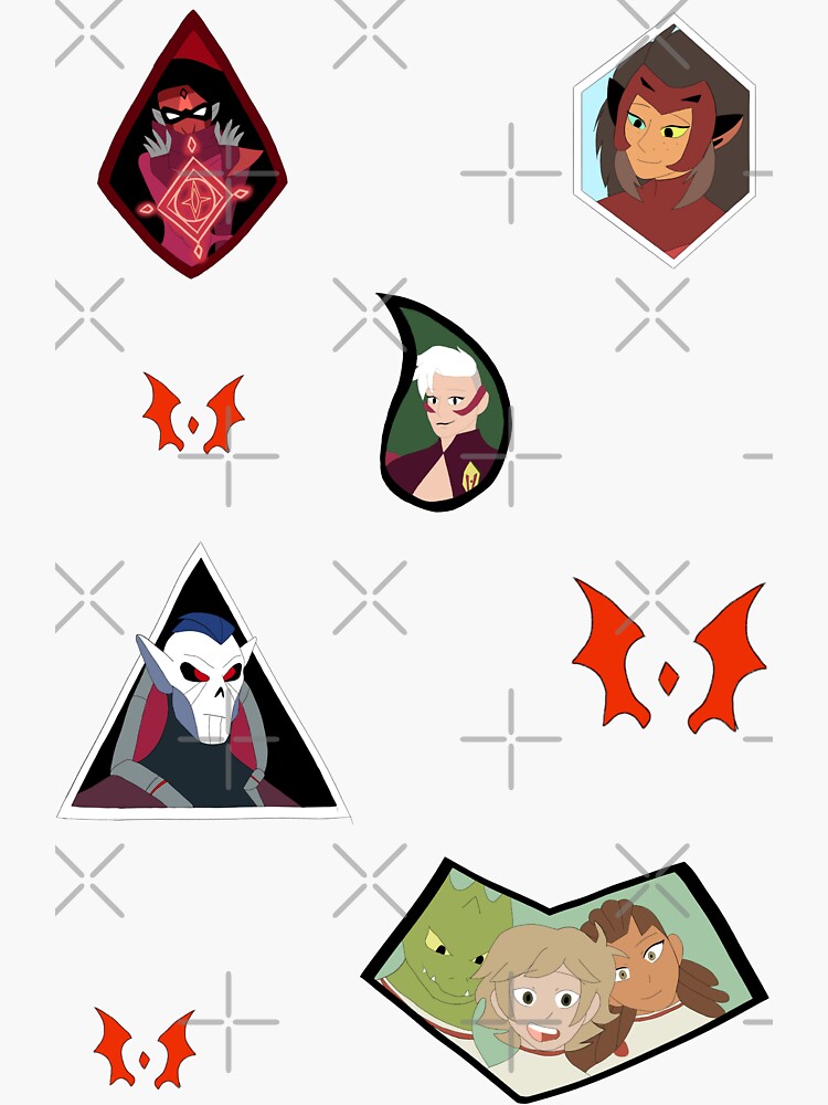 "She-ra Horde Set" Sticker for Sale by LemmyJ | Redbubble