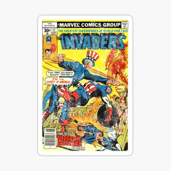 "Invaders 17" Sticker for Sale by 13thFloorDesign | Redbubble