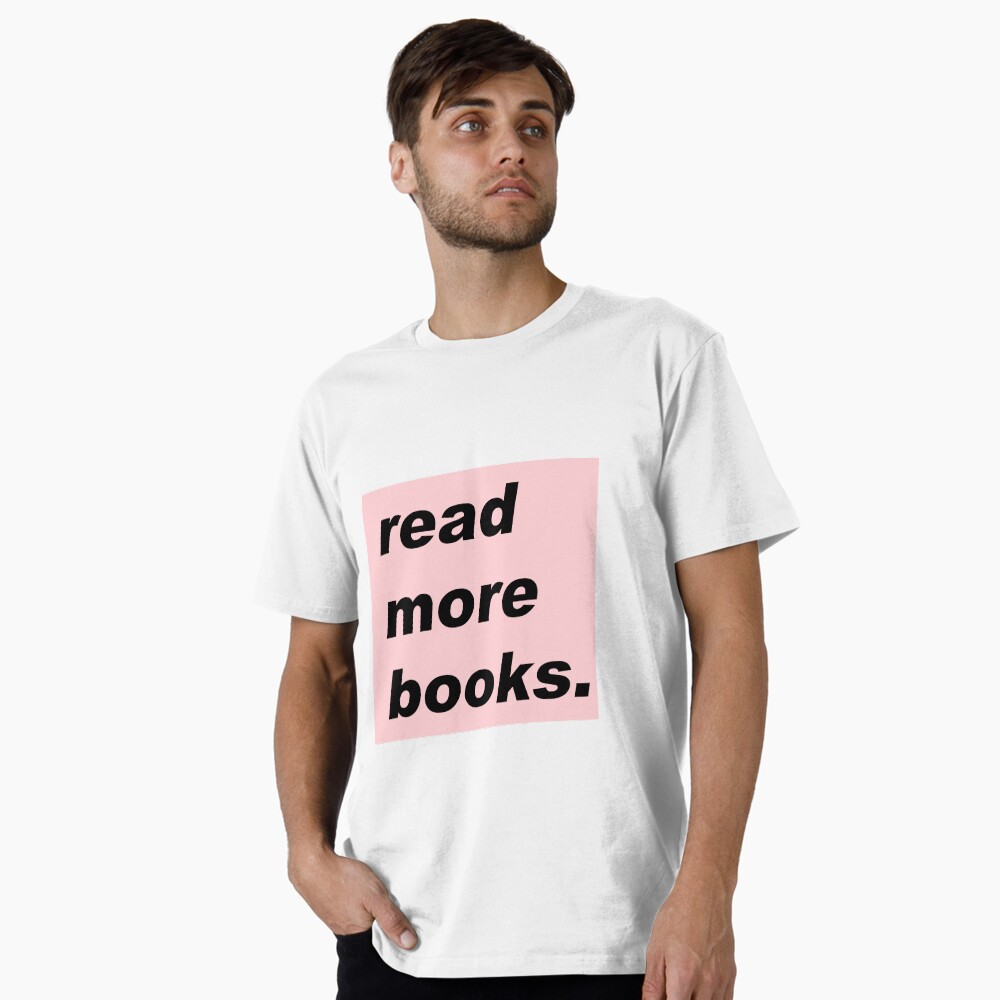"Read More Books (Pink)" Sticker for Sale by feligami | Redbubble